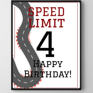 Need Four Speed 4th Birthday Bundle Racecar Party Decor- Need 4 Speed ...
