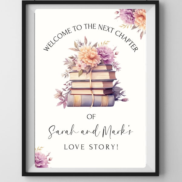Wedding Shower Welcome Book Theme - Etsy
