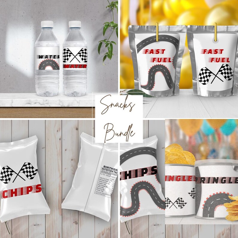 Need Four Speed 4th Birthday Bundle Racecar Party Decor- Need 4 Speed ...