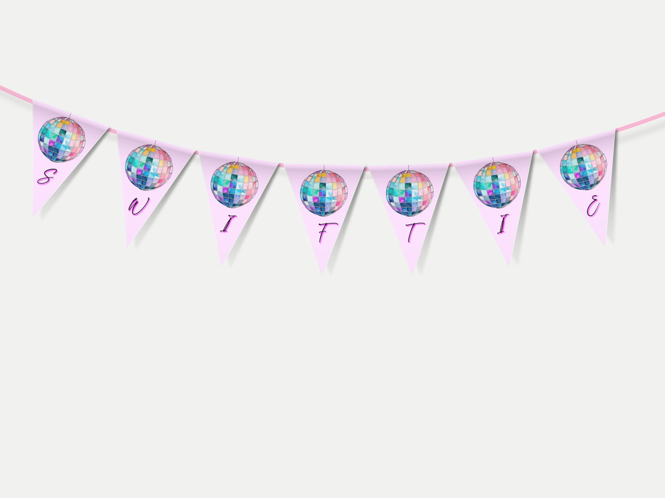 Taylor Swift Printable Birthday Banner Swiftie Party Decor Instant ...
