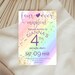 Four Ever Magical- Fourever Magical Invitation- Girl's 4th Birthday ...