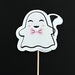 Cute Ghost Cupcake Toppers Girly Halloween Ghost Party Decor Custom ...