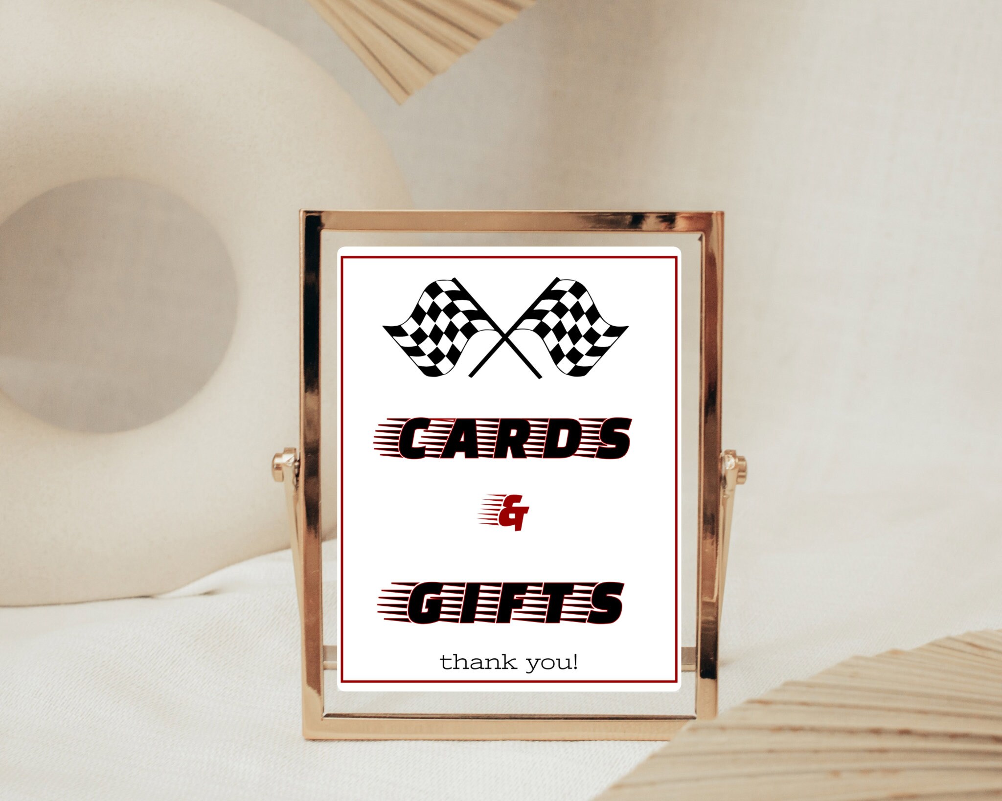 Need Four 4 Speed Race Car Birthday Party Sign Bundle Racing Favors ...