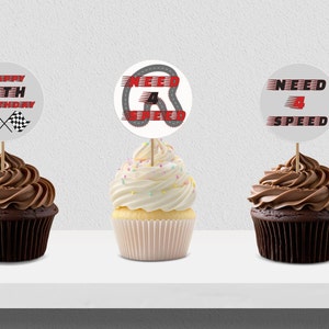 Need Four Speed 4th Birthday Bundle Racecar Party Decor- Need 4 Speed ...