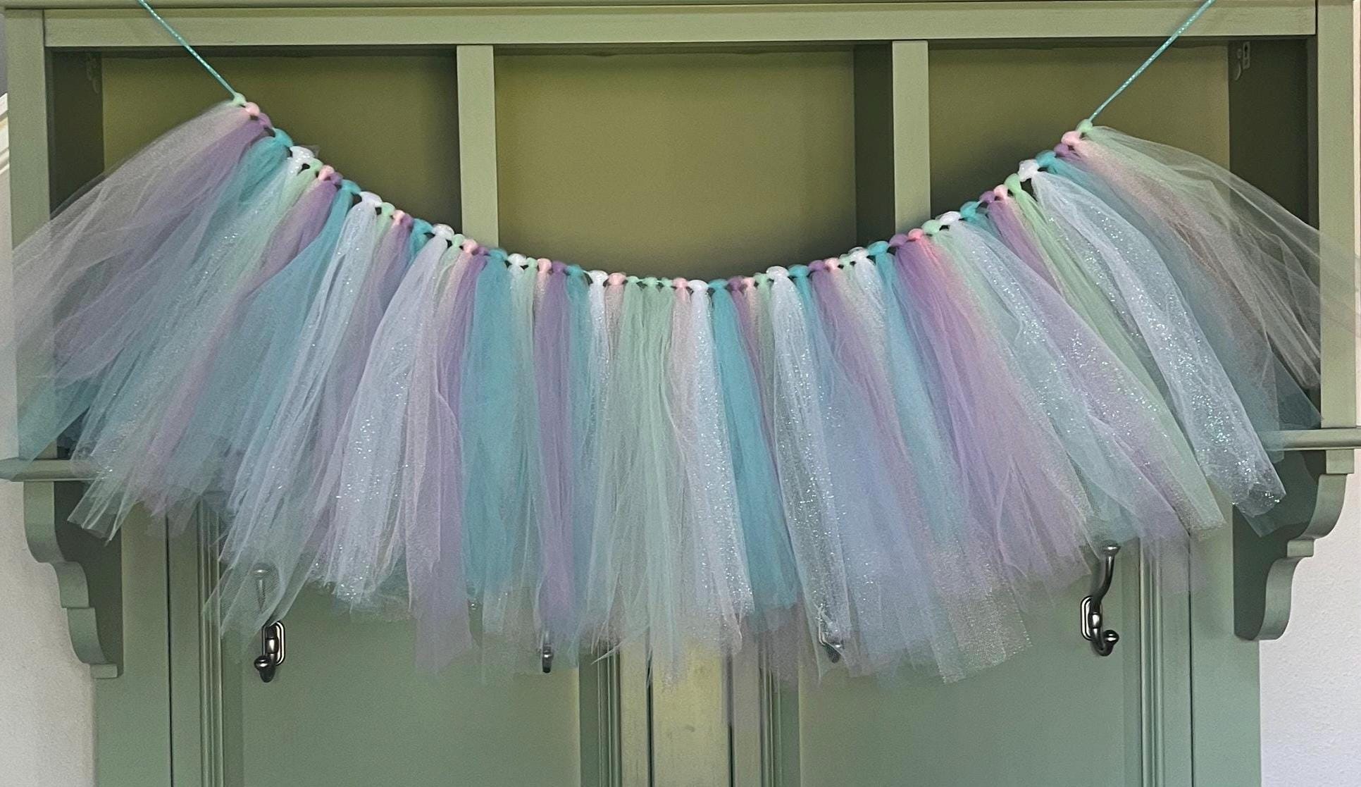 Tulle Table Skirt Pastel Dessert Table Decor Girly Halloween Party ...