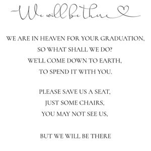 Editable Graduation Memorial Remembrance Custom Sign Lost Loved Ones ...