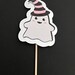 Cute Ghost Cupcake Toppers Girly Halloween Ghost Party Decor Custom ...