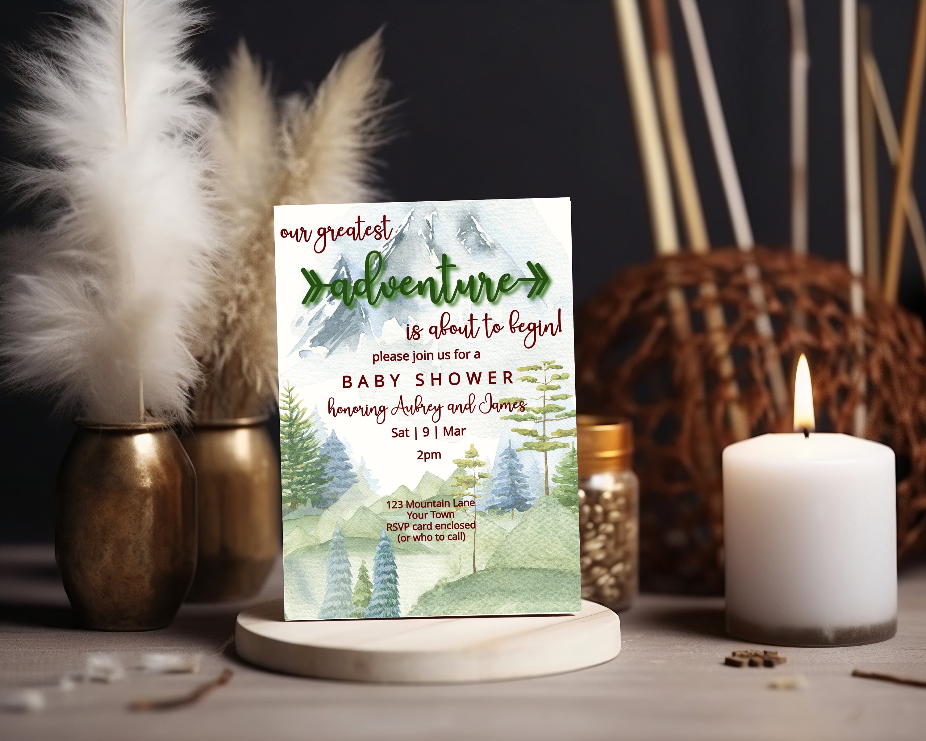 Our Greatest Adventure Baby Shower Our Greatest Adventure is About to ...