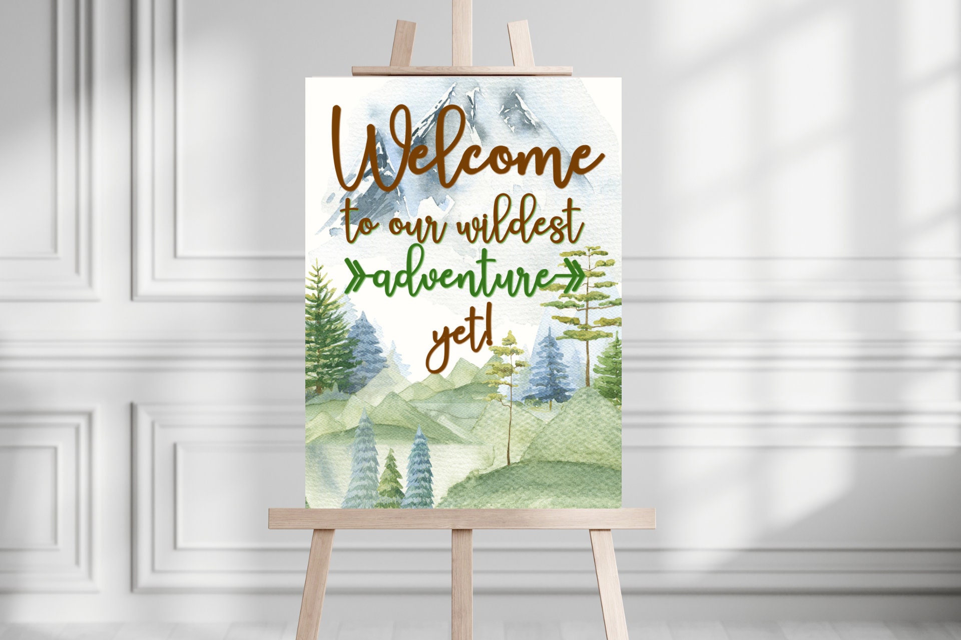 Our Greatest Adventure Baby Shower Decor Bundle Adventure Begins Bundle ...