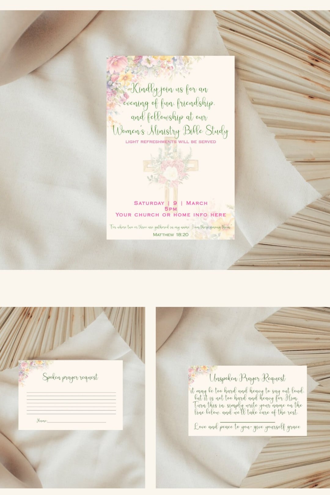 Women's Ministry Invite- Women's Bible Study Invitation- Bible Study ...