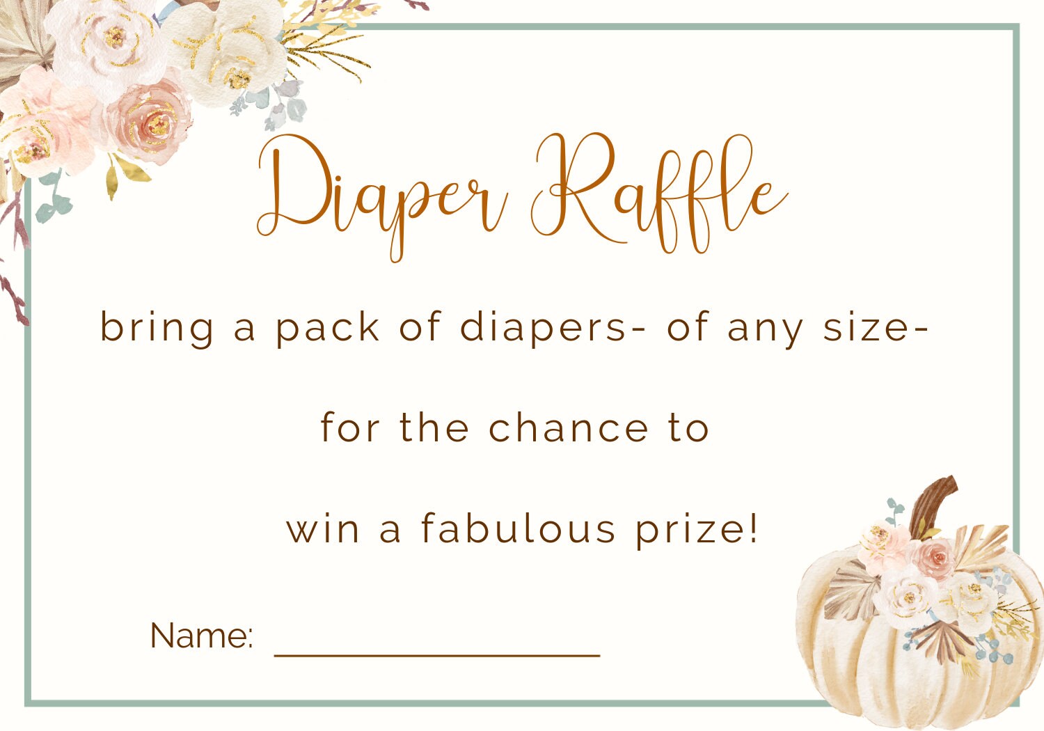 Adding A New Little Pumpkin Boho Baby Shower Invitation Bundle, Fall ...