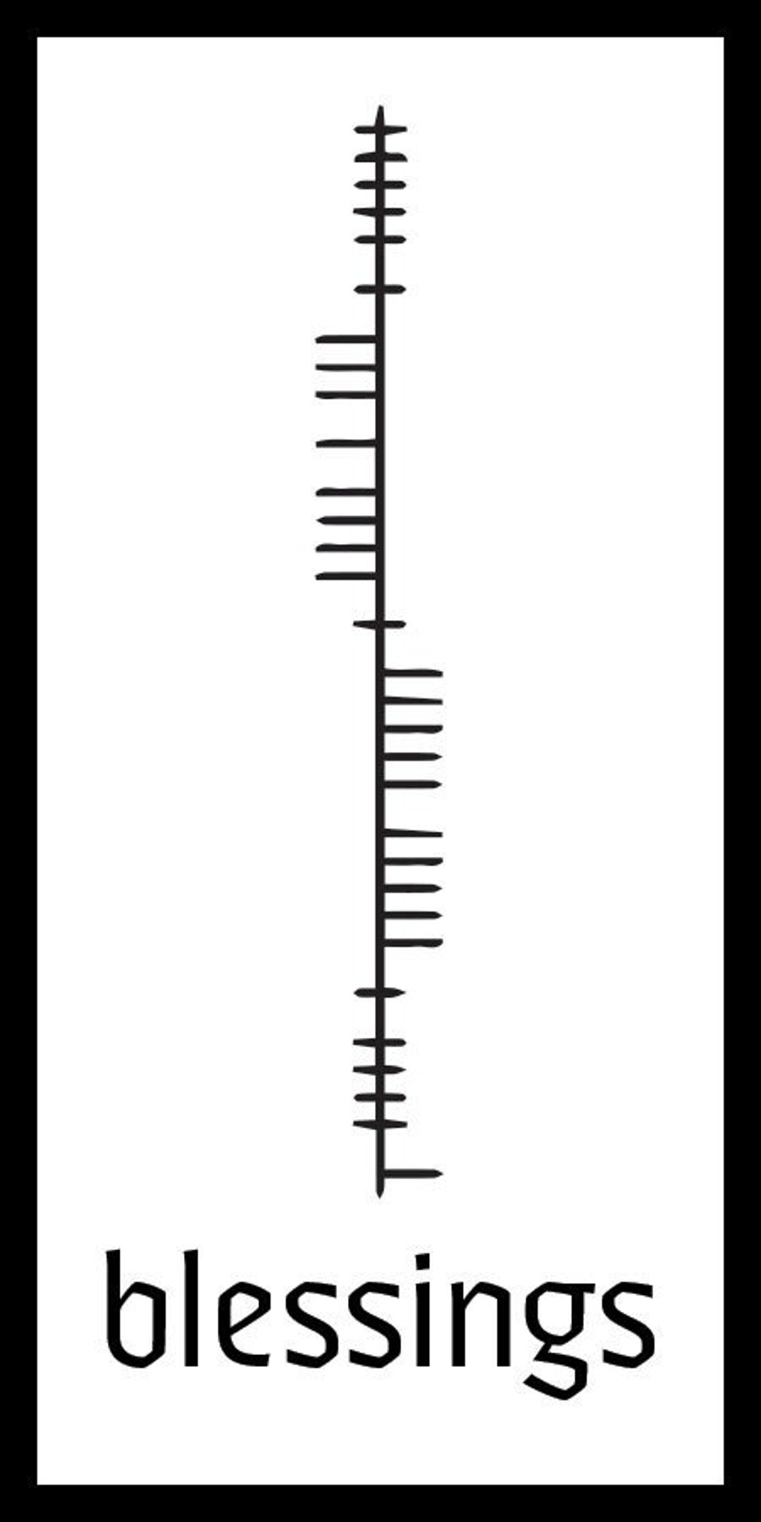Ogham - Blessings - Print Your Own - Etsy