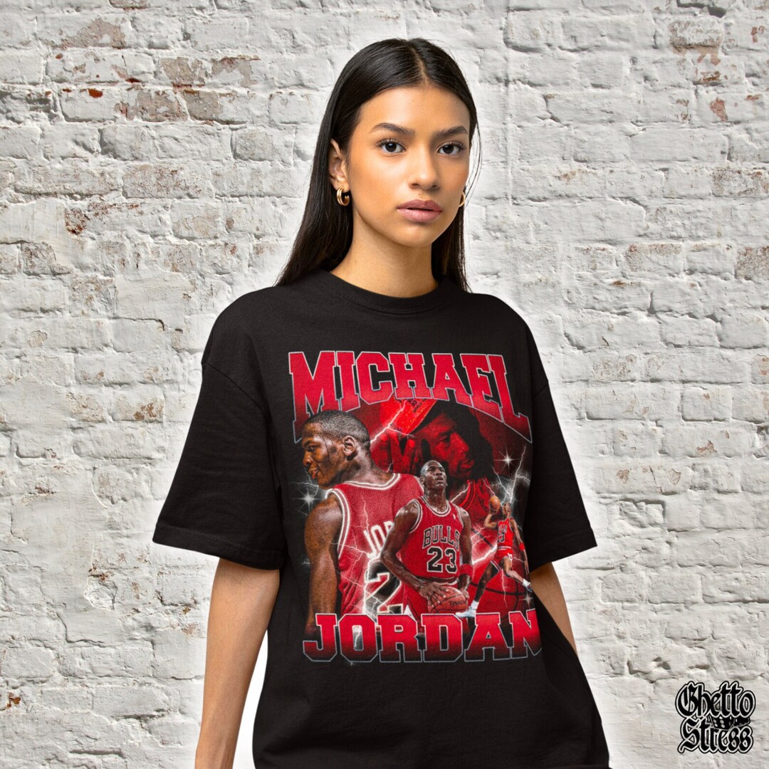 Michael Jordan T-shirt, Vintage Basketball Hoodie, Chicago Bulls Tee, Retro Jordan Fan Top ...
