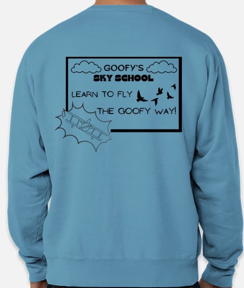 Disneyland Goofy's Sky School SVG and PNG - Etsy