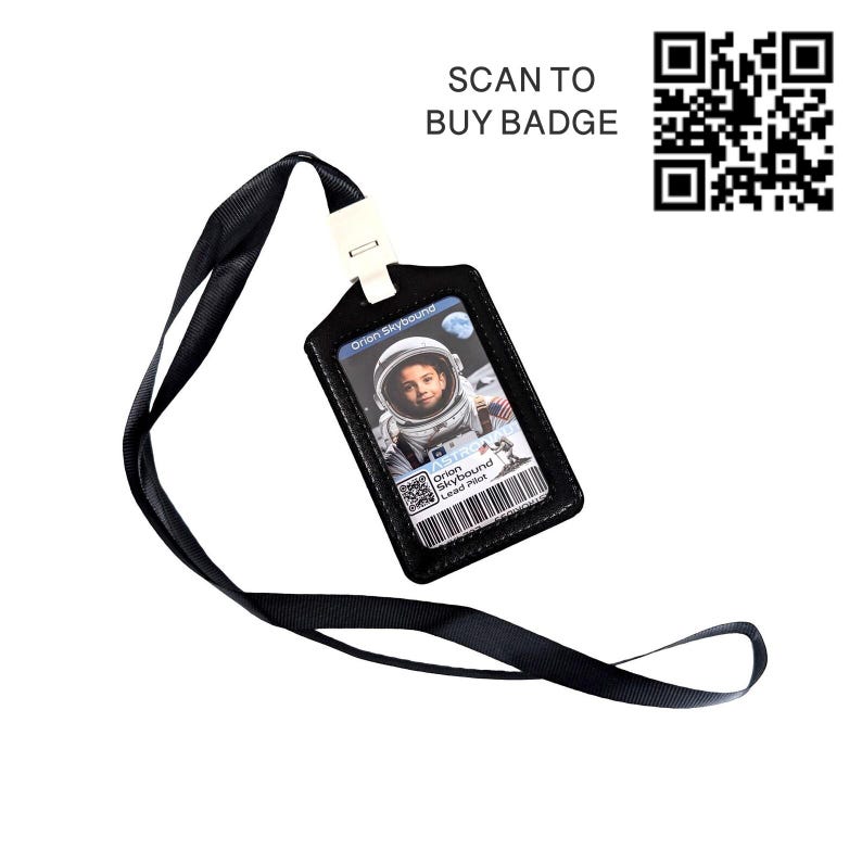 Personalised Astronaut 9 Printable Cosplay ID Editable - 9 Png Svg ...