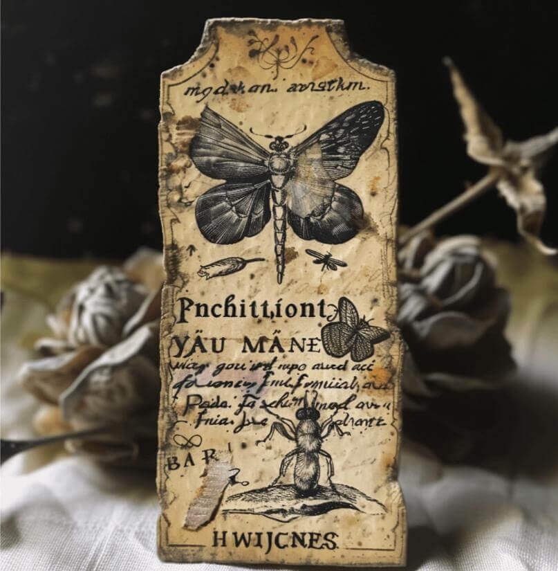11 Printable Bookmarks - Fictional Butterflies and Flowers Instant ...