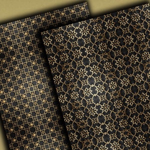 Luxury Digital Paper Pack Set of Artwork Luxury Seamless Patterns 11 X ...