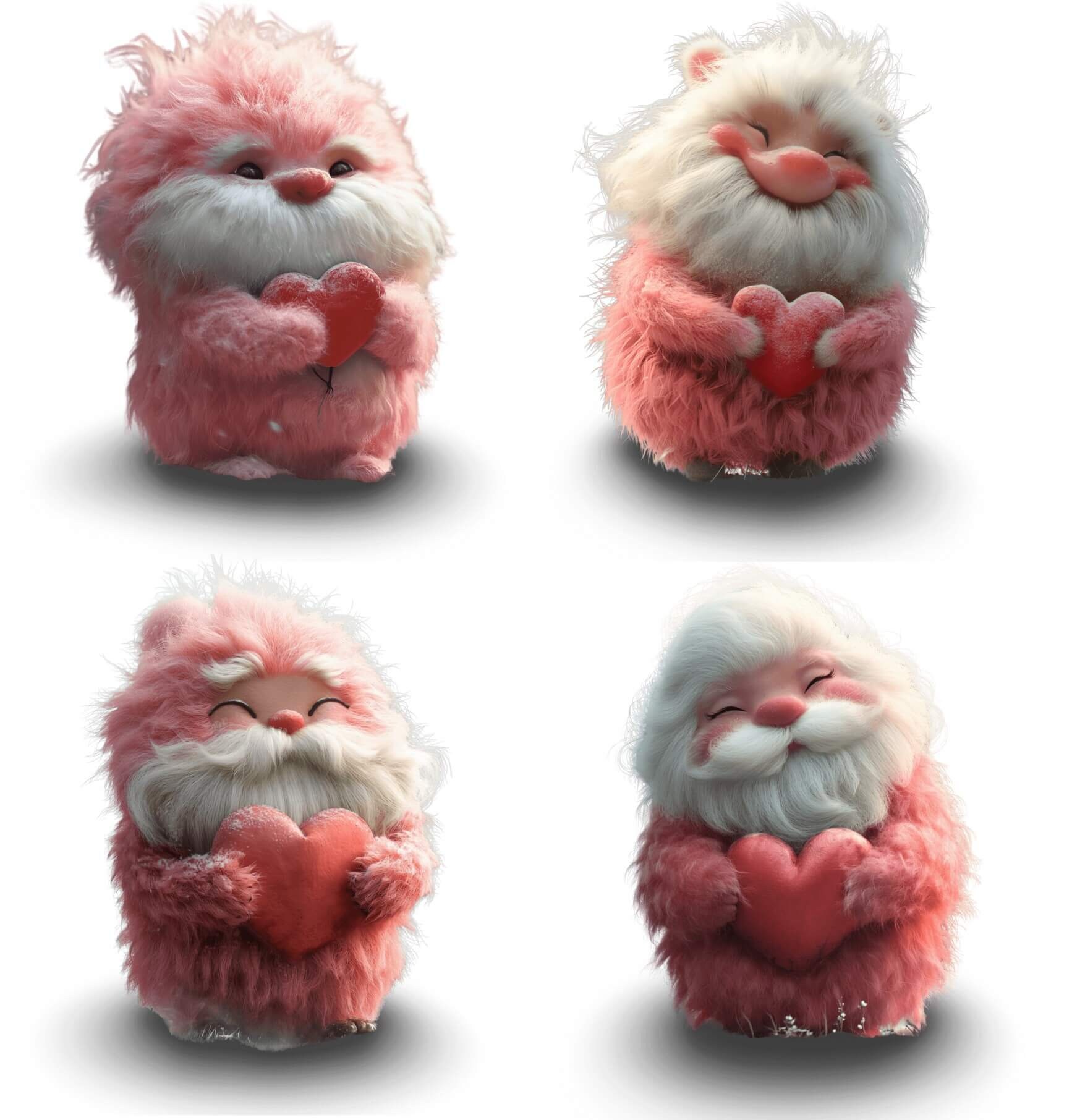 My Little Munchkin Valentine Gonks - Furry Trolls - Pink Gnomes ...