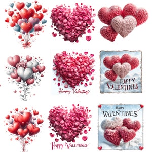 Valentine Day Mix Clipart Set, 33 Assorted Valentine Day Clipart ...