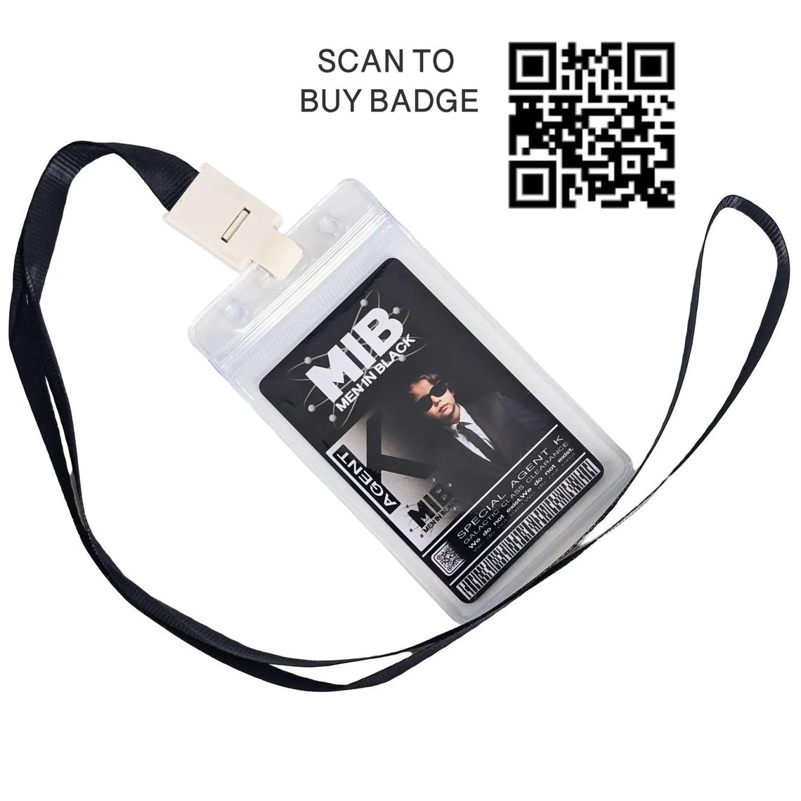 Editable MIB Agent ID Badge: Men in Black Cosplay Prop (PNG Download ...