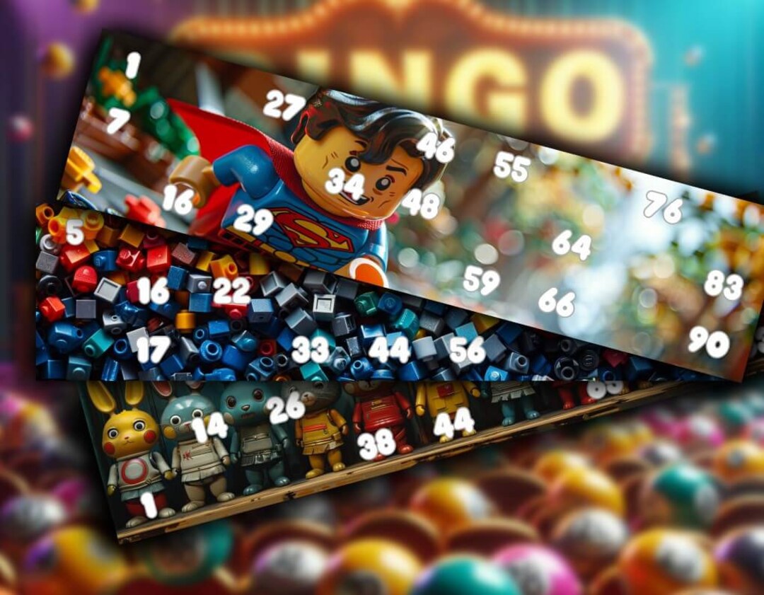 Boys Toys Bingo Cards - Download Print and Play Bingo Single Cards X 50 ...