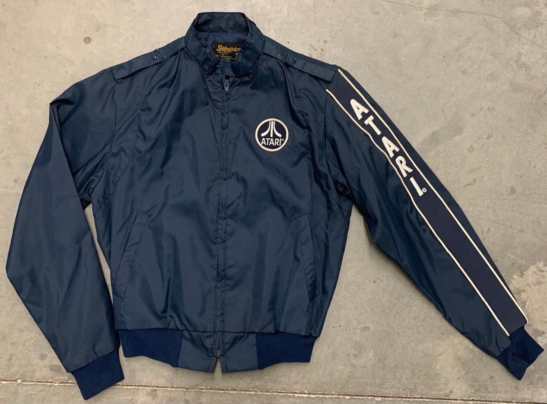 Vintage 80s Atari Windbreaker Jacket Size Small - Etsy