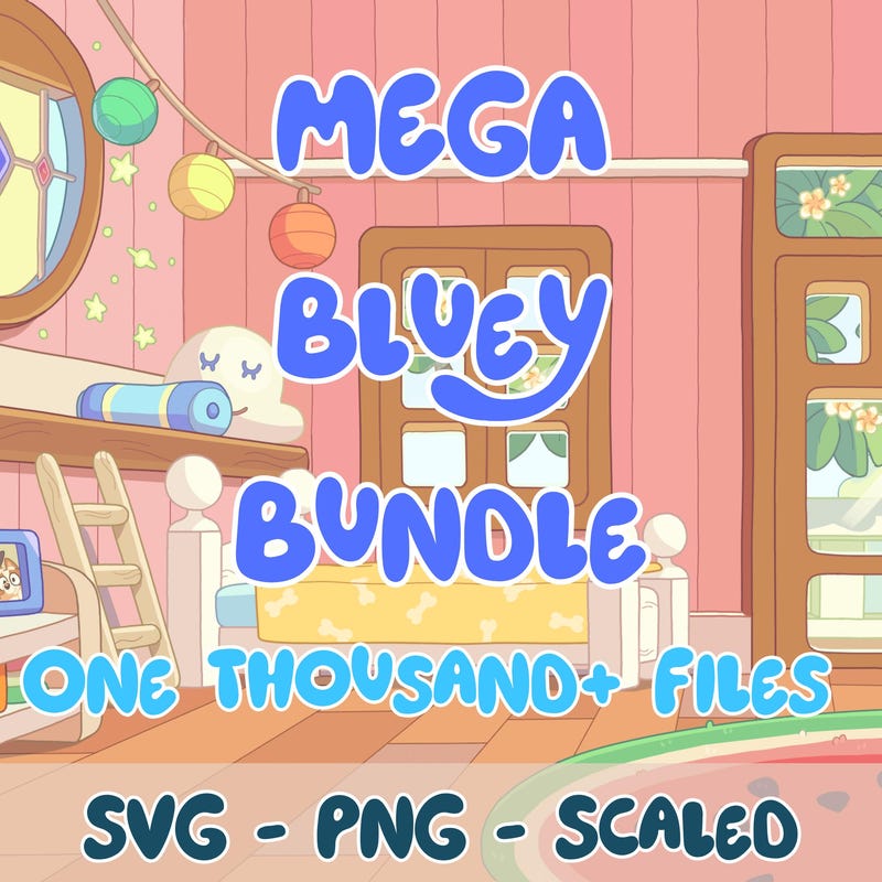 Bluey House Pngs - Etsy