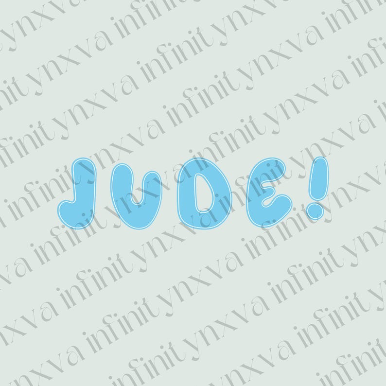 Bluey Alphabet Customisable Letter SVG Font for Cricut Silhouette ...