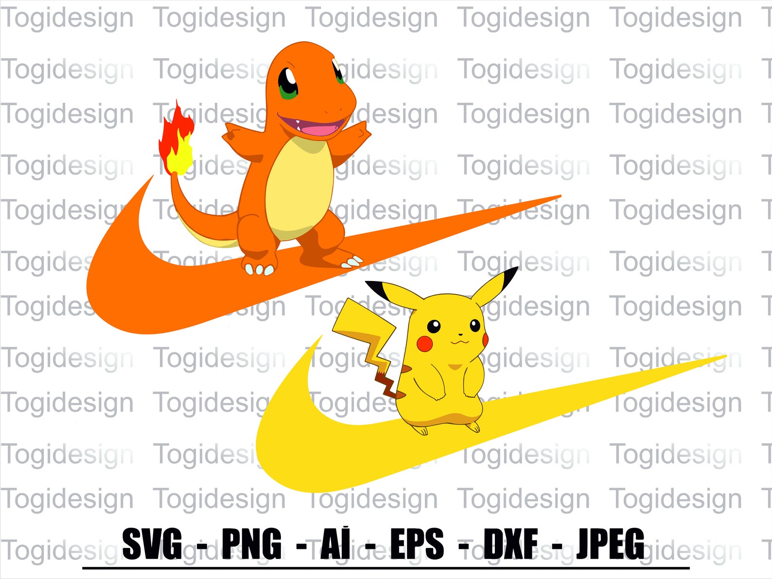 Charmander Logo , Pikachu, Pokemon Cricut Vector Bundle, T-shirt , Cut ...