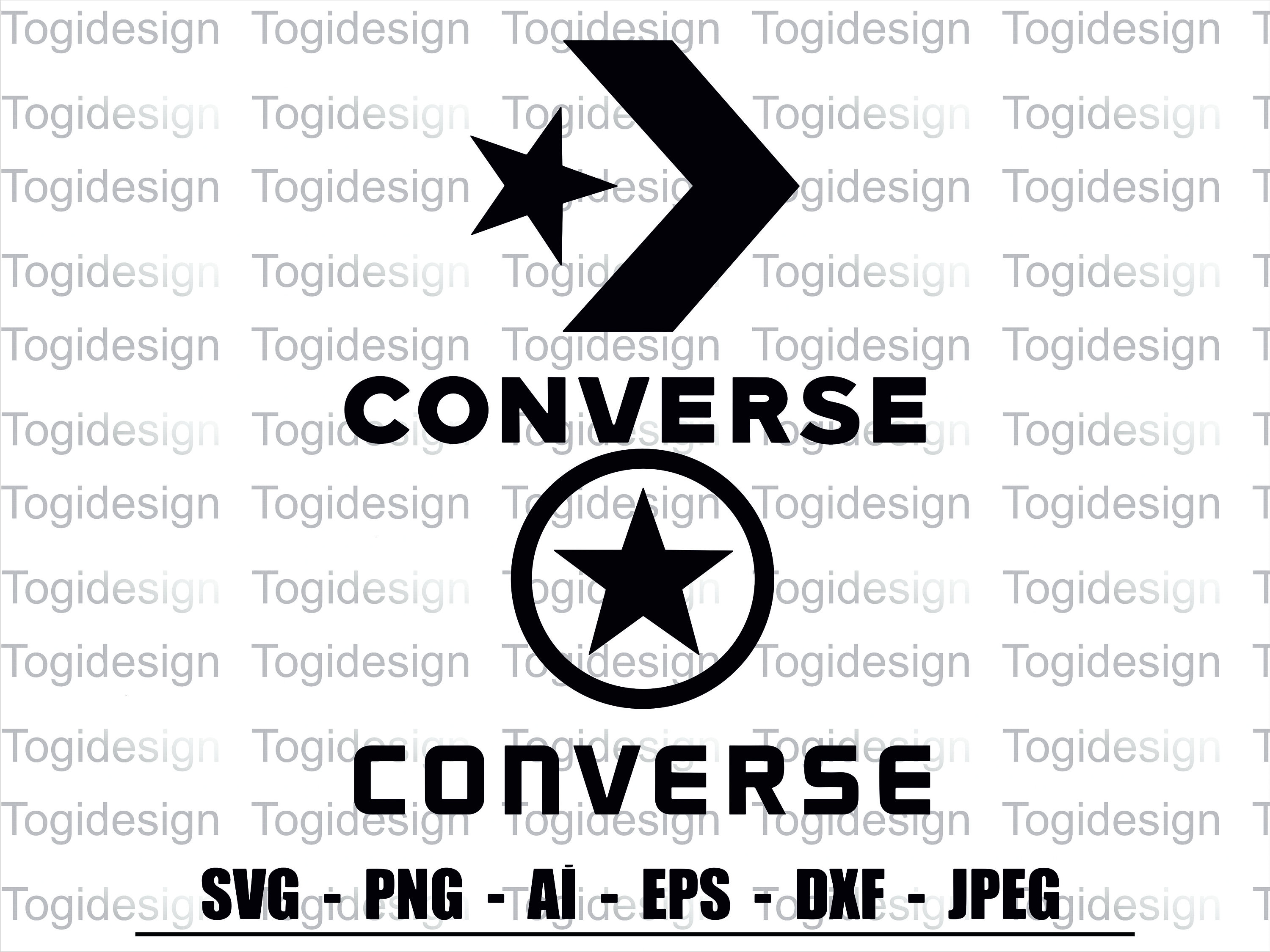 Converse SVG File,bundle Layered SVG Decal High Quality Digital File ...