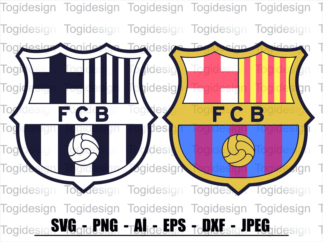 Barcelona Football Logo, Cricut, Cut Files, Digital Vector File ...