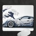 The Wave Racing Car Desk Mat, Ocean Wave Car Desk Mat, the Wave Car ...