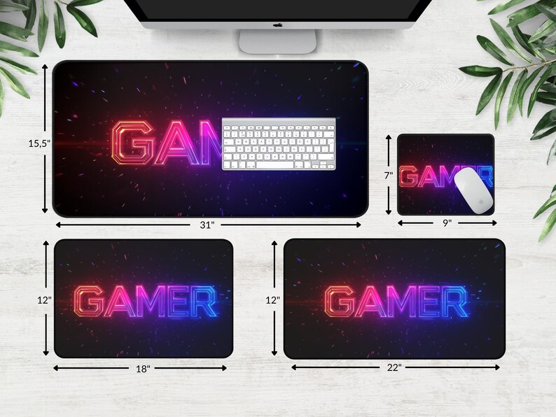 Cool Gamer Desk Mat, Gaming Mousepad, Gamer Gift, Gaming Accessories ...