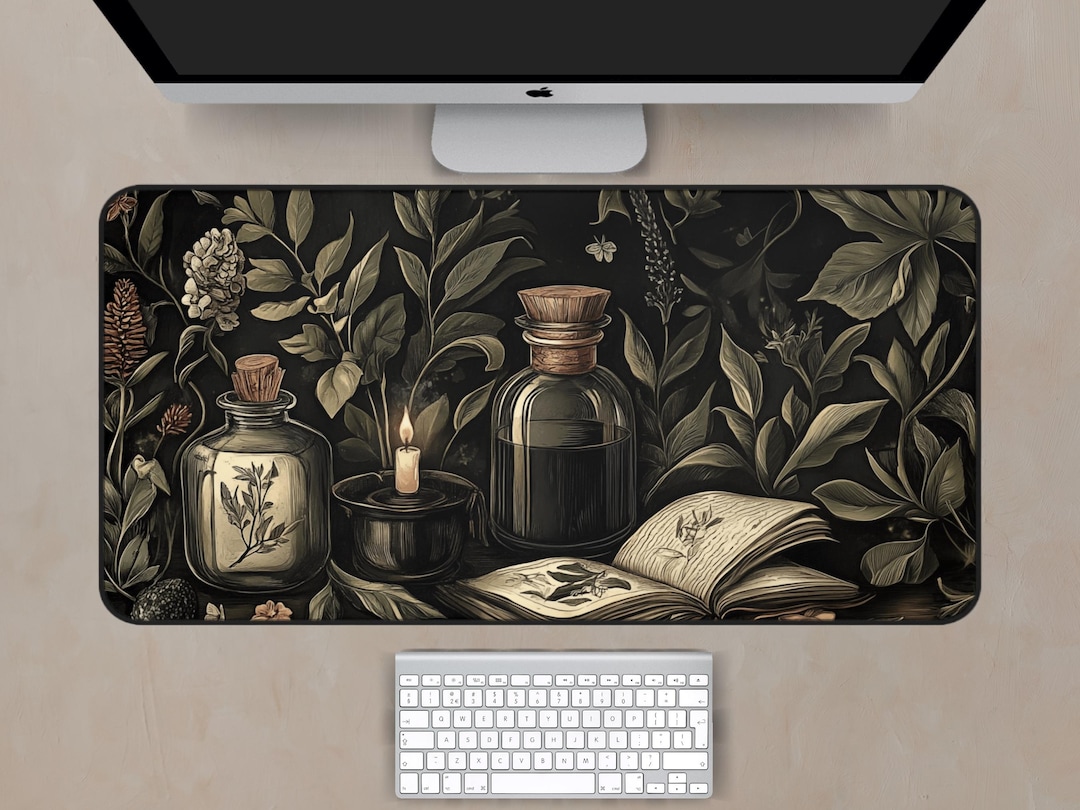 Dark Academia Desk Mat, Mouse Pad XL Extended, Large Gaming Desk Pad ...