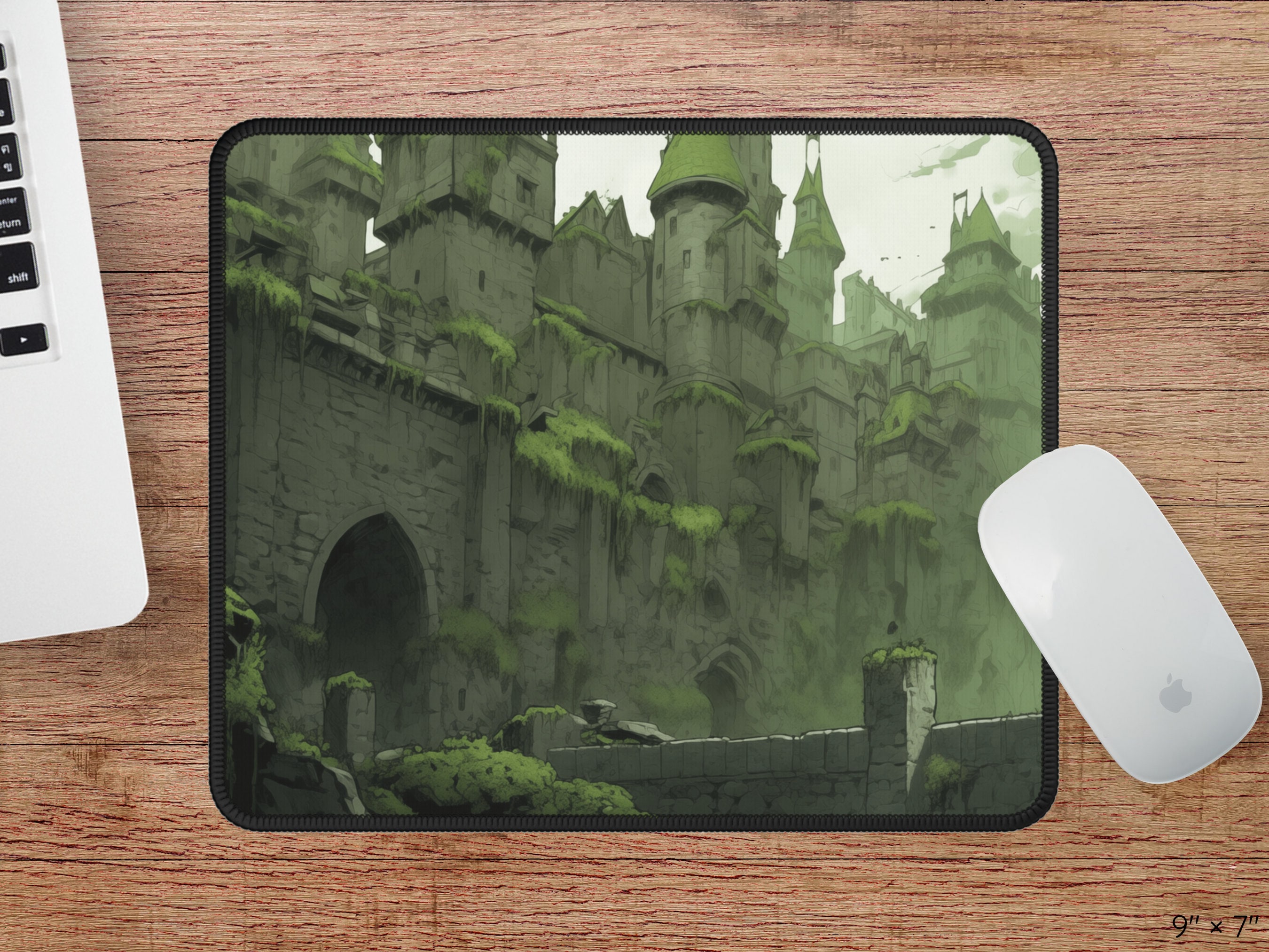 Fantasy Castle Desk Mat, Fantasy Art Desk Mat for Aesthetic Gamers ...