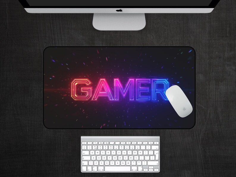 Cool Gamer Desk Mat, Gaming Mousepad, Gamer Gift, Gaming Accessories ...