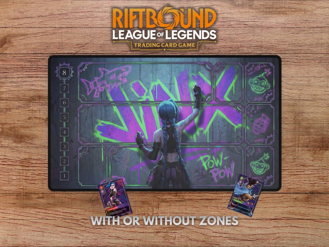 Arcane Jinx Playmat - Riftbound Trading Card Game - Stitched Edges ...