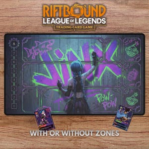 Arcane Jinx Playmat - Riftbound Trading Card Game - Stitched Edges ...