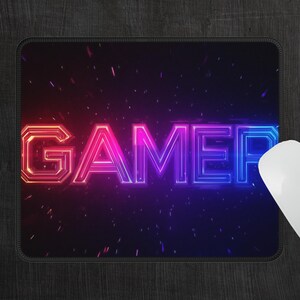 Cool Gamer Desk Mat, Gaming Mousepad, Gamer Gift, Gaming Accessories ...
