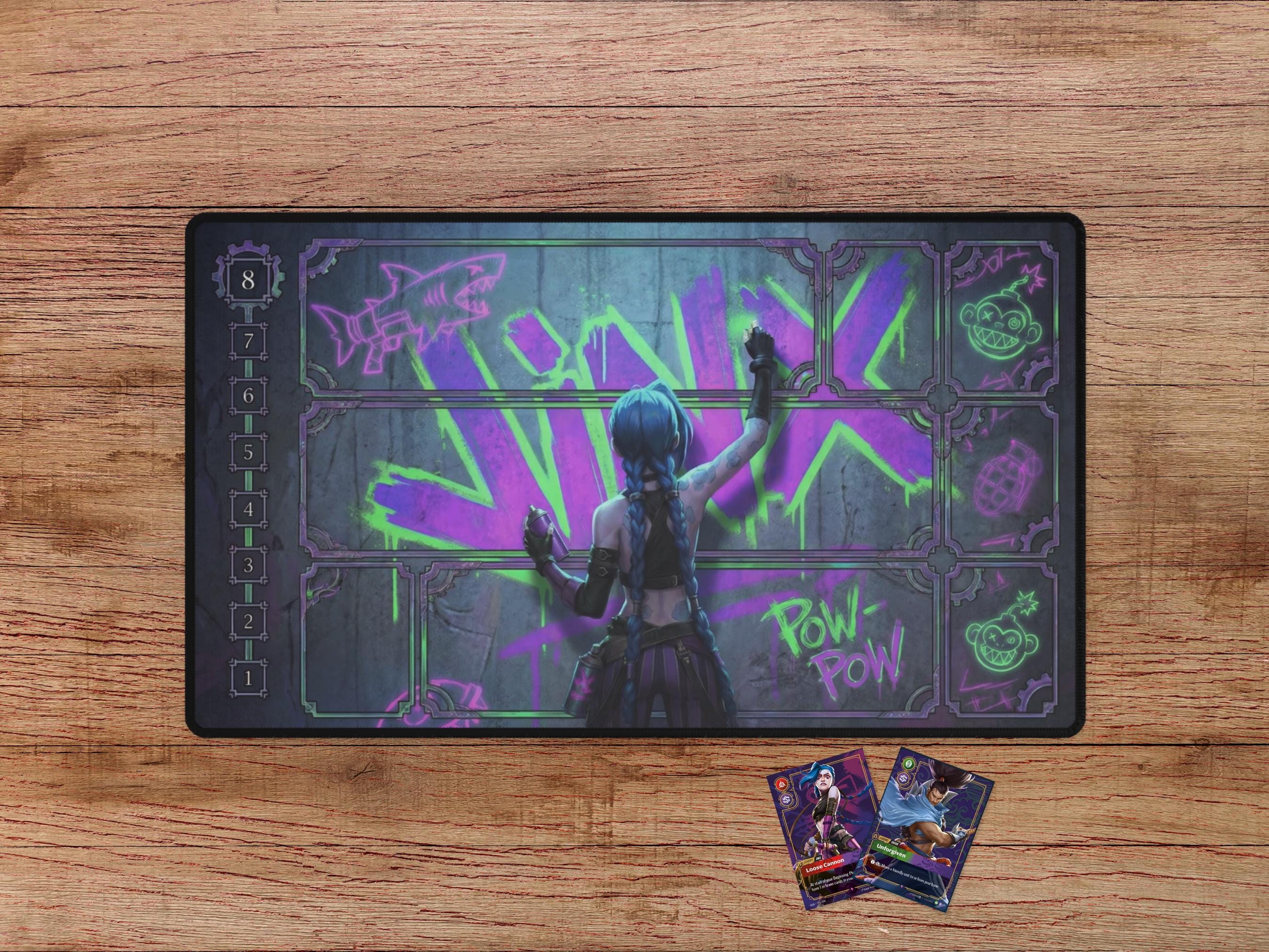 Arcane Jinx Playmat - Riftbound Trading Card Game - Stitched Edges ...