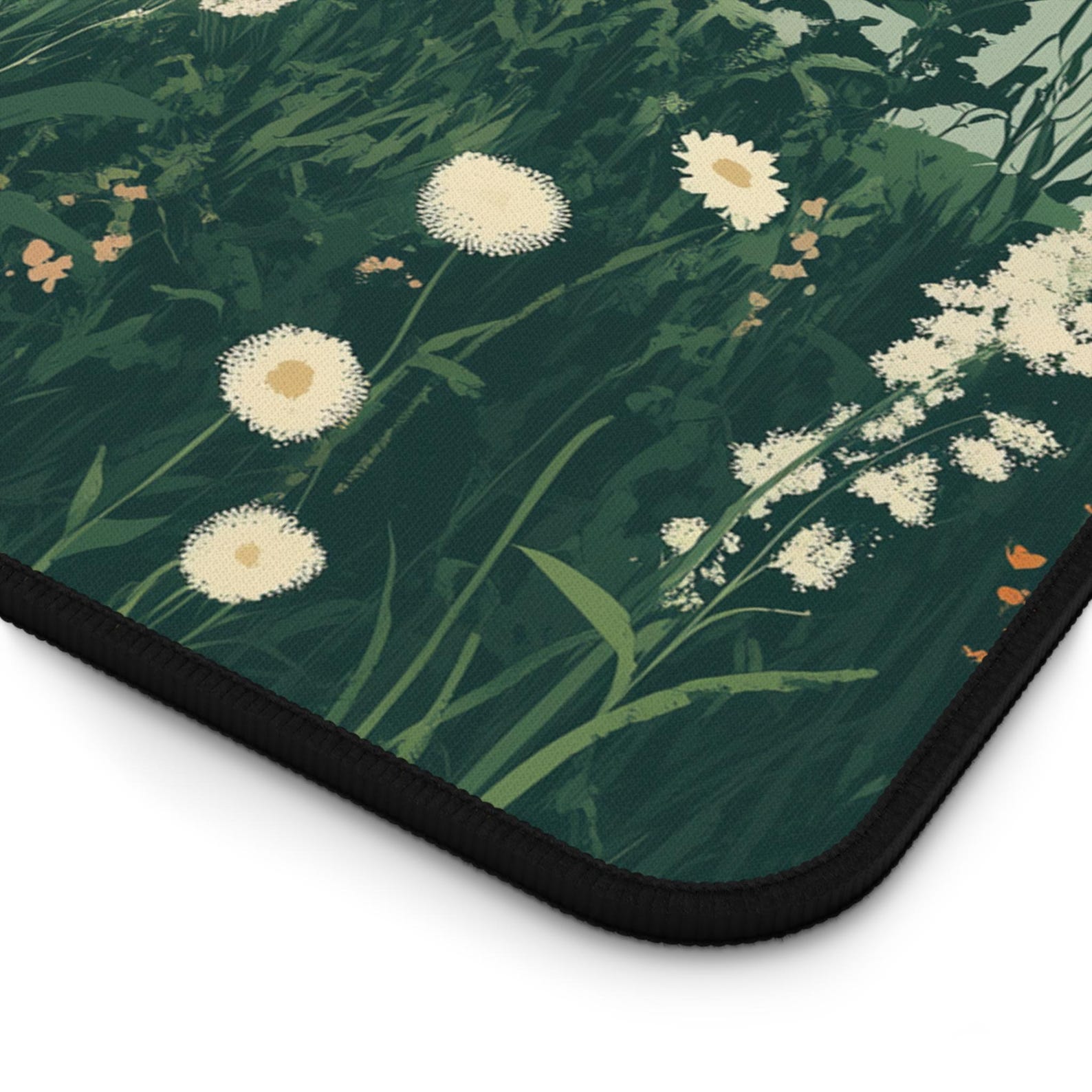 Sage Green Floral Desk Mat, Floral Desk Mat, Wildflower Desk Mat ...