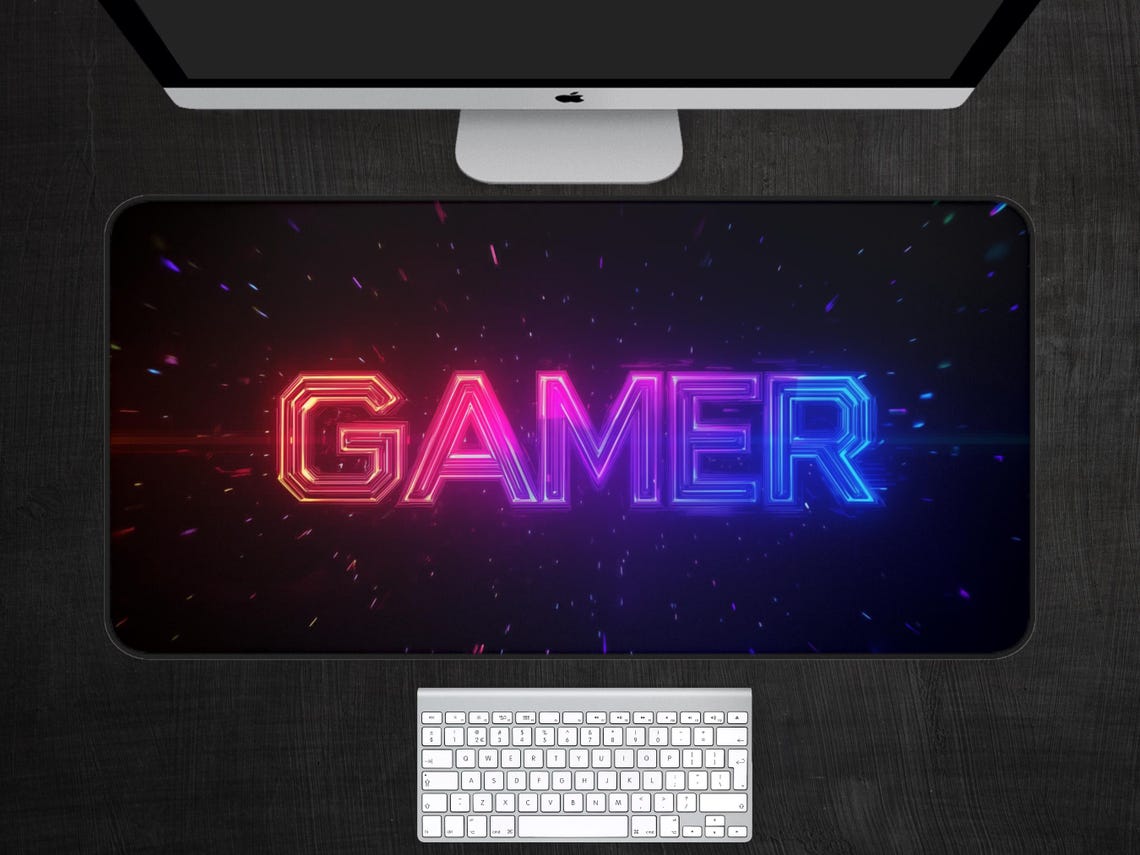 Cool Gamer Desk Mat, Gaming Mousepad, Gamer Gift, Gaming Accessories ...