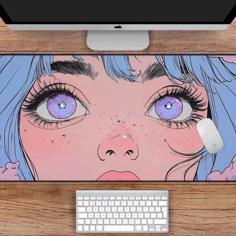 Anime Mouse Pad Girl - Etsy