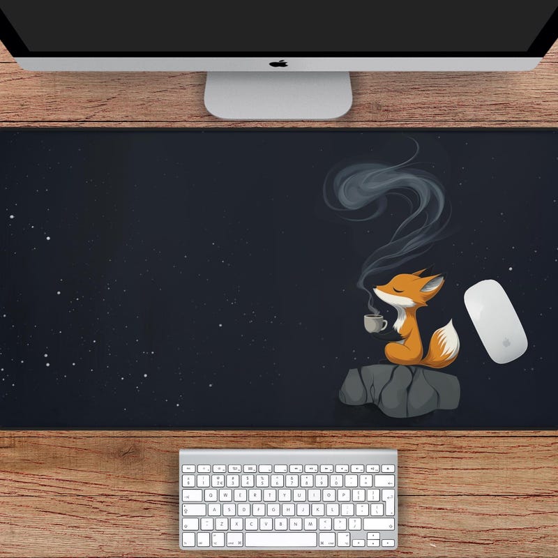Fox Mouse Pad - Etsy
