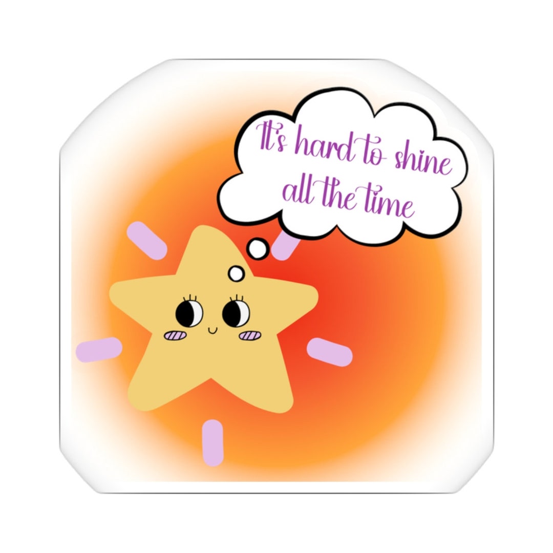 Sticker Honest Reminder Sticker Self-compassion Embrace the Lows ...