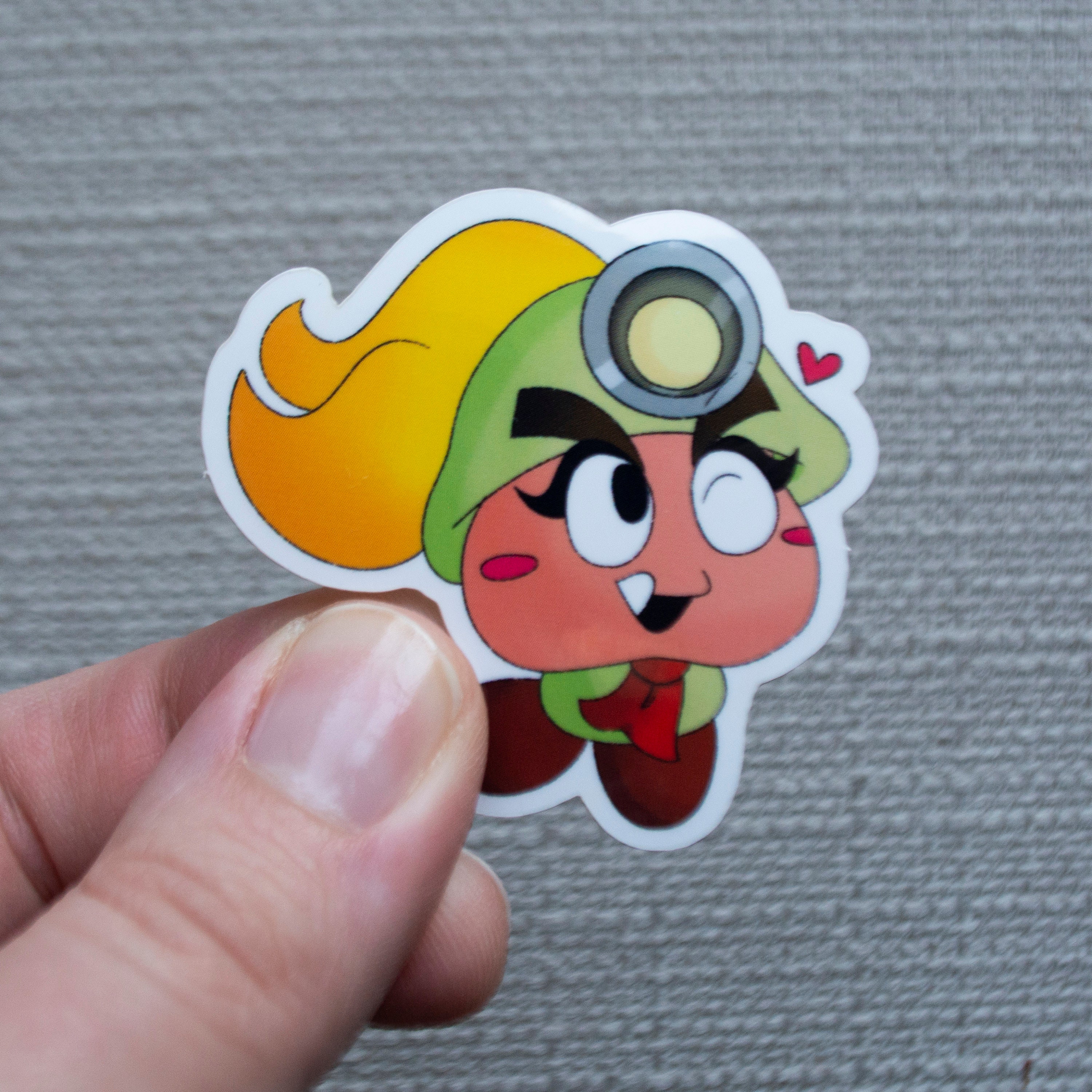 Vivian Paper Mario TTYD Partner Stickers Peach Vivian Goombella ...