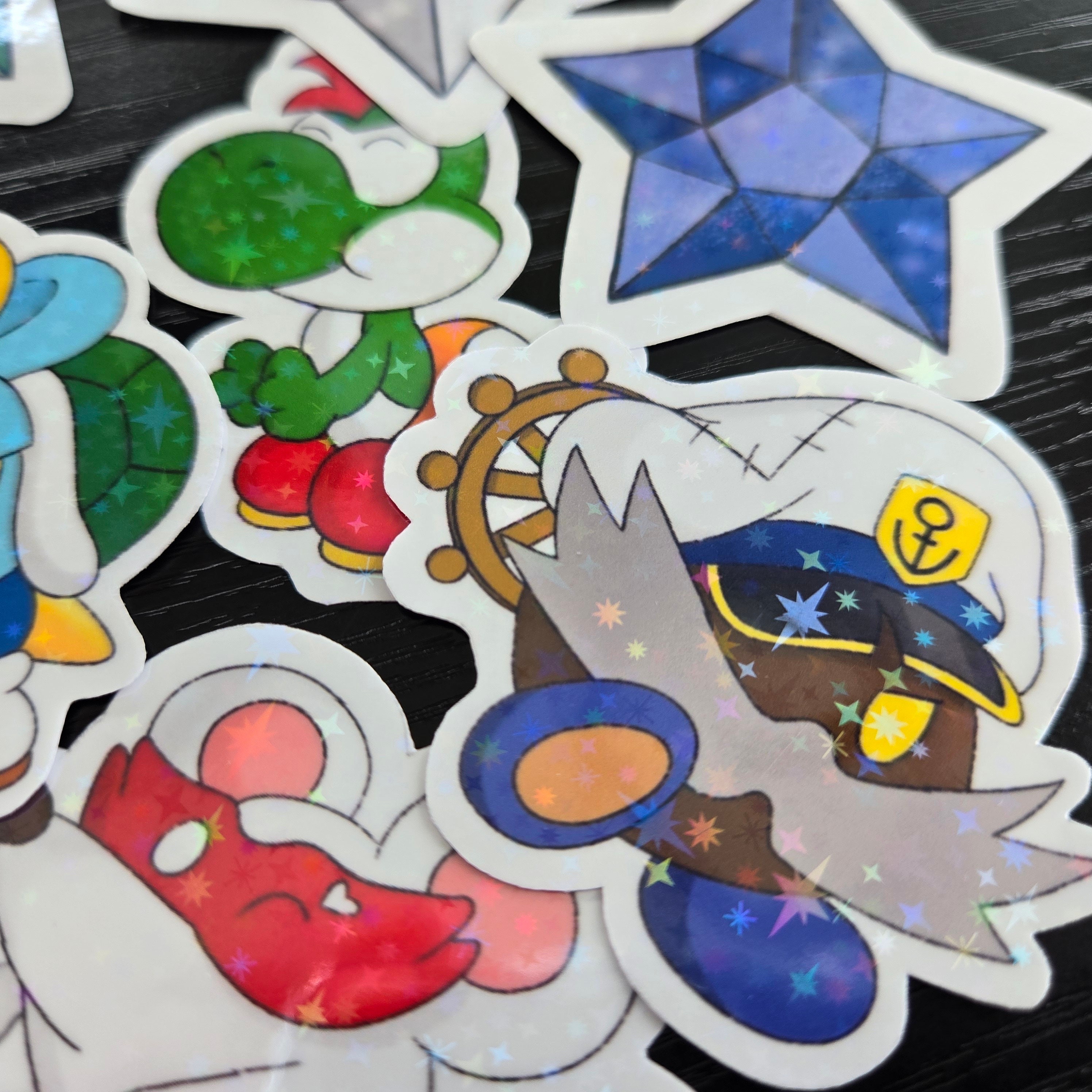 Paper Mario TTYD Partners Goombella Koops Flurrie Yoshi Vivian Bobbery ...