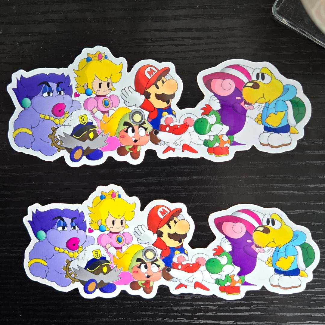Waterproof Paper Mario TTYD Sticker | Stickers for Laptops, Water ...