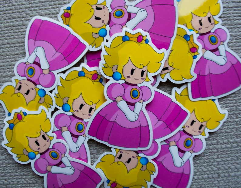 Vivian Paper Mario TTYD Partner Stickers Peach Vivian Goombella ...