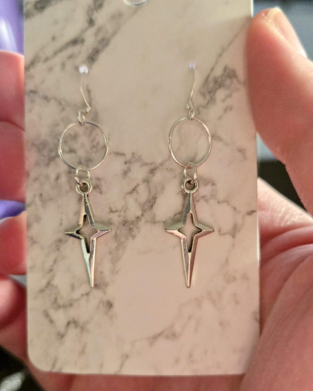 Silver Dagger Fourth Wing Earrings | Fantasy Jewelry for Women | Punk ...